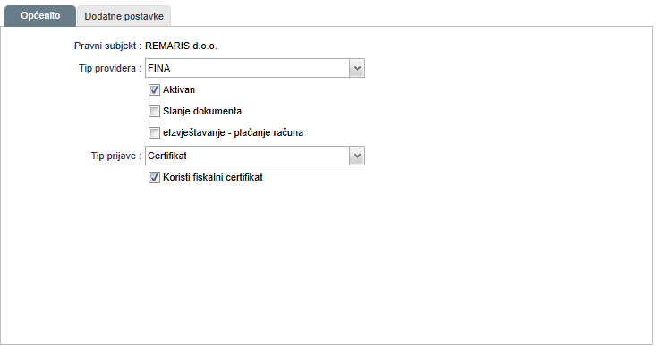 Upute za konfiguracije FINA, MER i Monri by Omnizon eRačuna na blagajni ...
